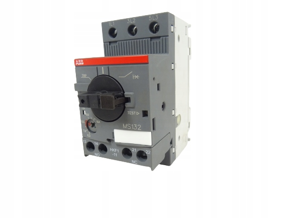 Wyłącznik silnikowy termik MS132 ABB 6,3-10A +styk - 13114218719 - oficjalne archiwum Allegro