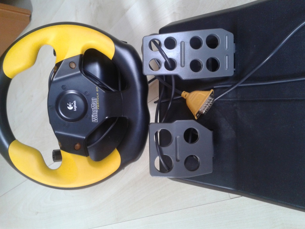 Kierownica Logitech Wingman Formula GP jak nowa - 12477081345 ...