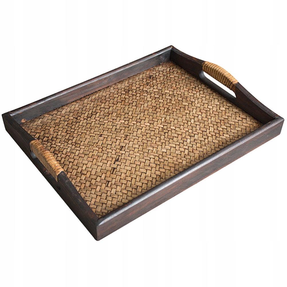 Thai Rattan Tray Tea Tray Southeast Asia Bread - 13400413467 ...