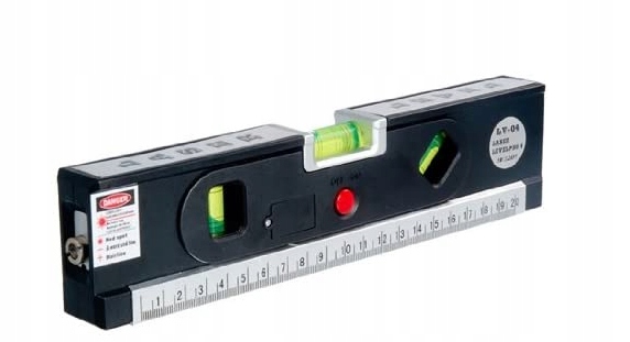 LASEROWA POZIOMICA LASER LEVEL PRO 4 Z MIARKĄ 1,5M - 14298890840 ...