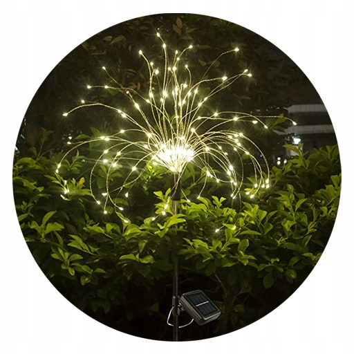 LAMPA SOLARNA OGRODOWA Dmuchawiec 120 ledów - 12256174774 - oficjalne archiwum Allegro