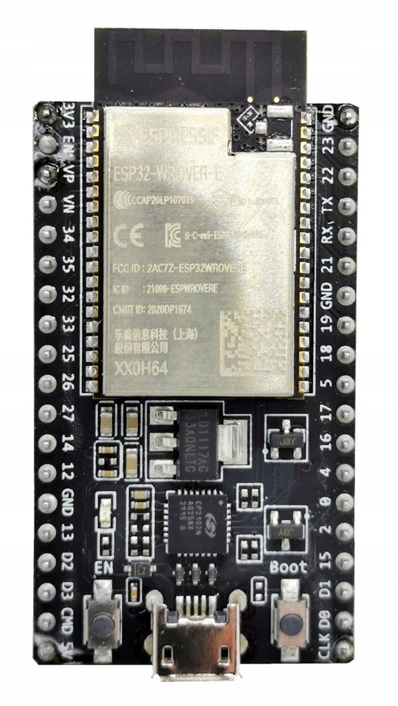ESP32-DevKitCVE V4 WiFi Bluetooth - 11796736799 - oficjalne archiwum Allegro