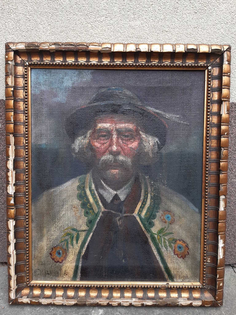 Portret górala-K. Szmyt-Zakopane-1913r.olej - 13460300130 - oficjalne ...