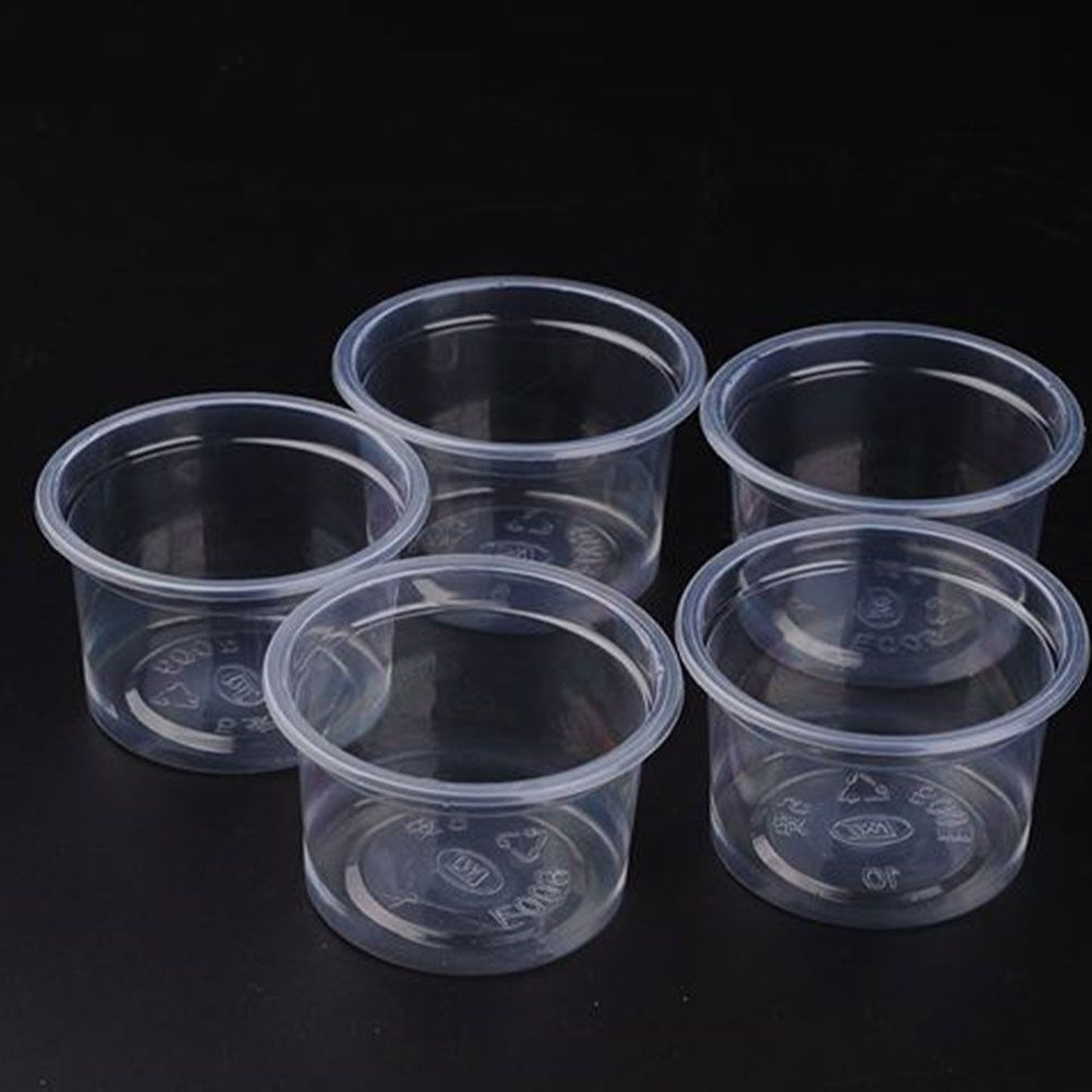 Dressing Cups Lids Plastic Bowl Dessert Cup 50 Pcs - 13237487962 ...