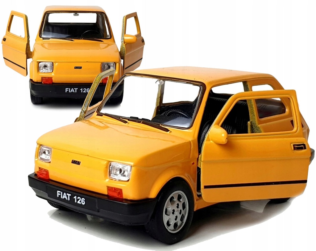 Auto FIAT 126p MALUCH Metalowy Samochód PRL Welly - 10872668713 ...
