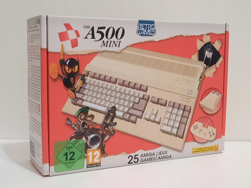 KONSOLA AMIGA THE A500 MINI + MYSZ + PAD + 25 GIER - 13743781790 ...