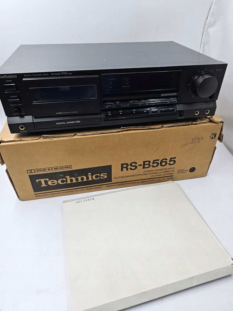 Magnetofon kasetowy Technics RS-B565 - 15068308024 - oficjalne archiwum Allegro