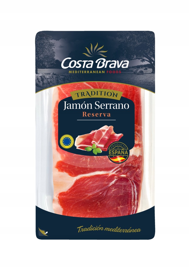 SZYNKA SUSZONA JAMON SERRANO 100 G COSTA BRAVA - 13961522654 ...