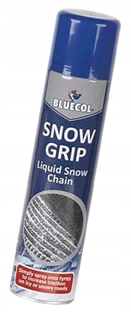 SNOW GRIP ŁAŃCUCH ŚNIEGOWY W PŁYNIE SPRAY 400ml Made in UK FILM ...