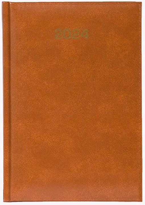 KALENDARZ KSIĄŻKOWY TYGODNIOWY 2024 BALADEK A5 BRĄZOWY DAZAR ...