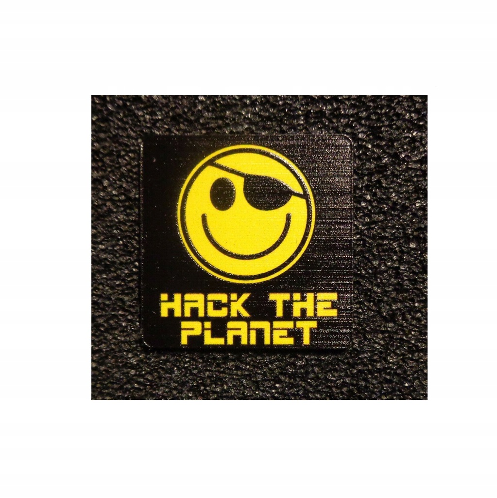 514b HACK THE PLANET LOGO wypukłe 25 x 25 mm - 12638577759 - oficjalne ...