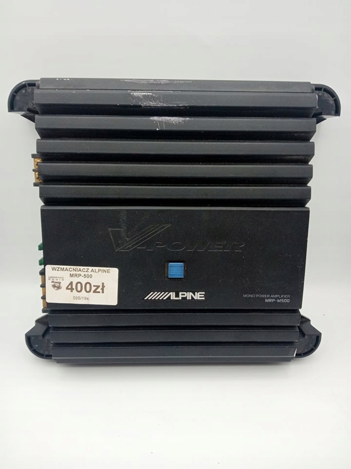 Wzmacniacz Alpine MRP-M500 @KAM - 10899064397 - oficjalne archiwum Allegro