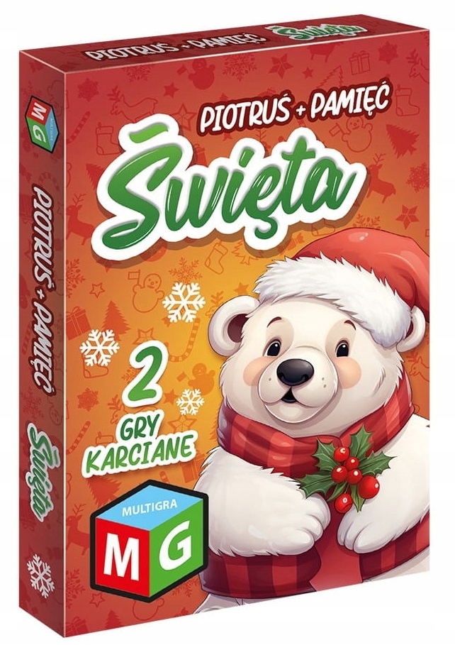 Karty Piotruś Pamięć Wersja Świąteczna Multigra Gra Karciana ...