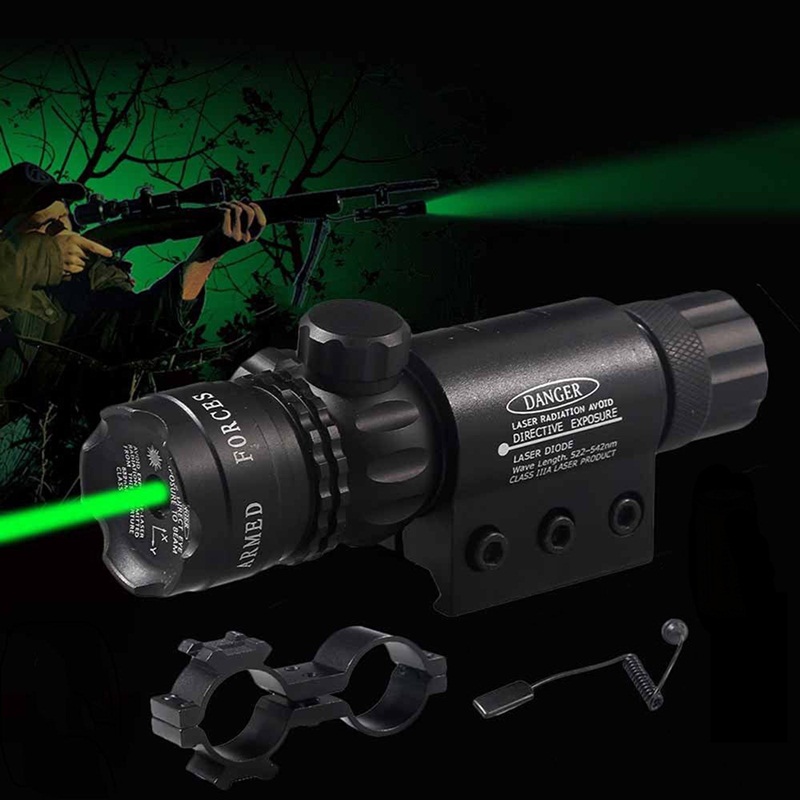 Celownik Laserowy ZIELONY GREEN na broń MEGA MOC - 5937250404 - oficjalne archiwum Allegro