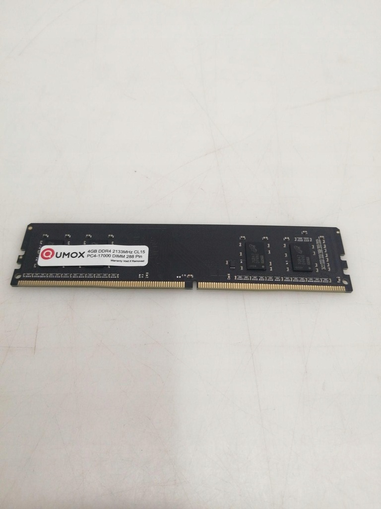 PAMIĘĆ RAM 4GB QUMOX DDR4 2133MHZ CL15 , PC4-17000 DIMM 288 PIN - 15987412296 - oficjalne ...