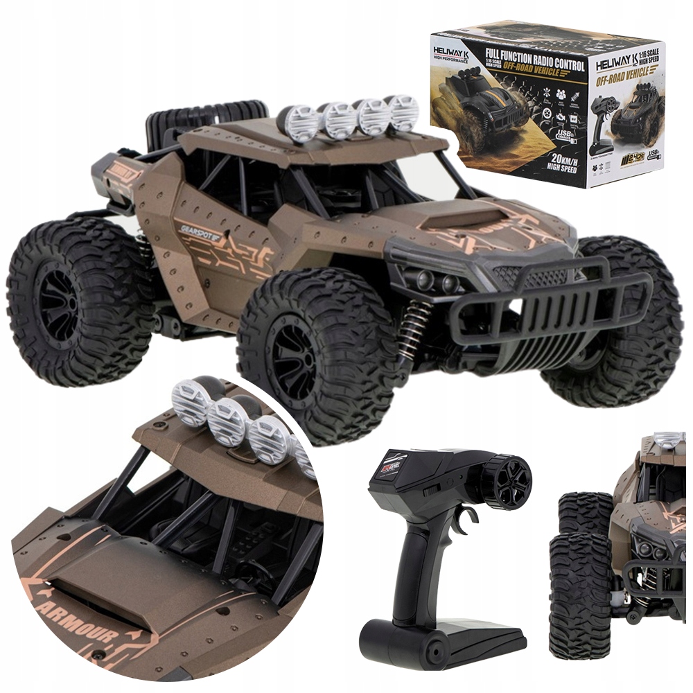 Auto terenowe na pilota RC DRIFT TERENOWY 20 km/h - 12805773826 ...