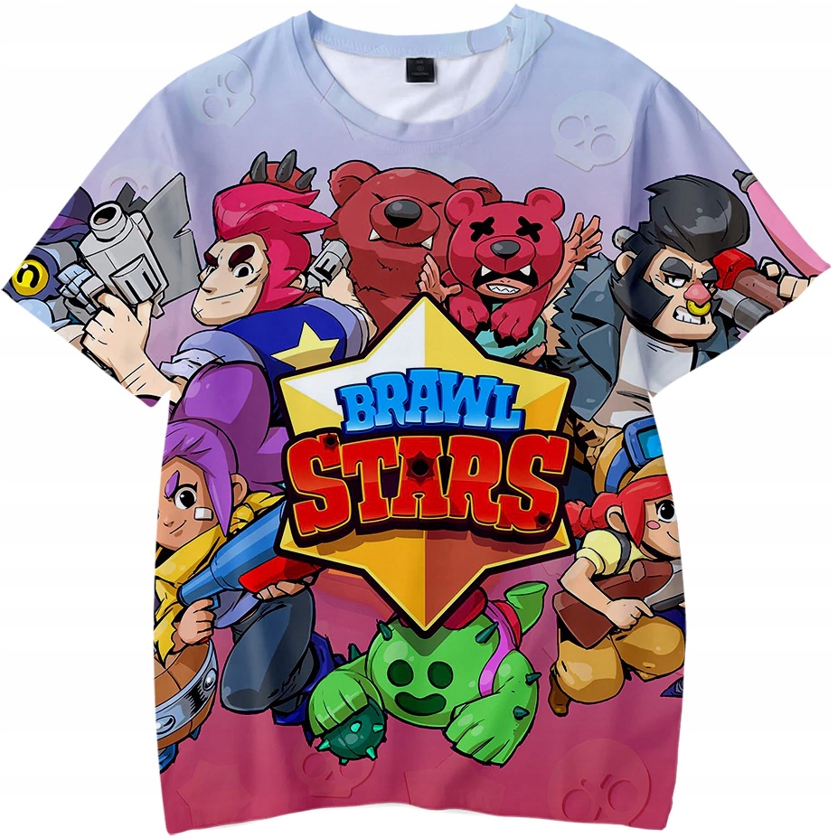 KOSZULKA T-SHIRT BRAWL STARS 3D WZORY NOWA SERIA - 8379150413 ...