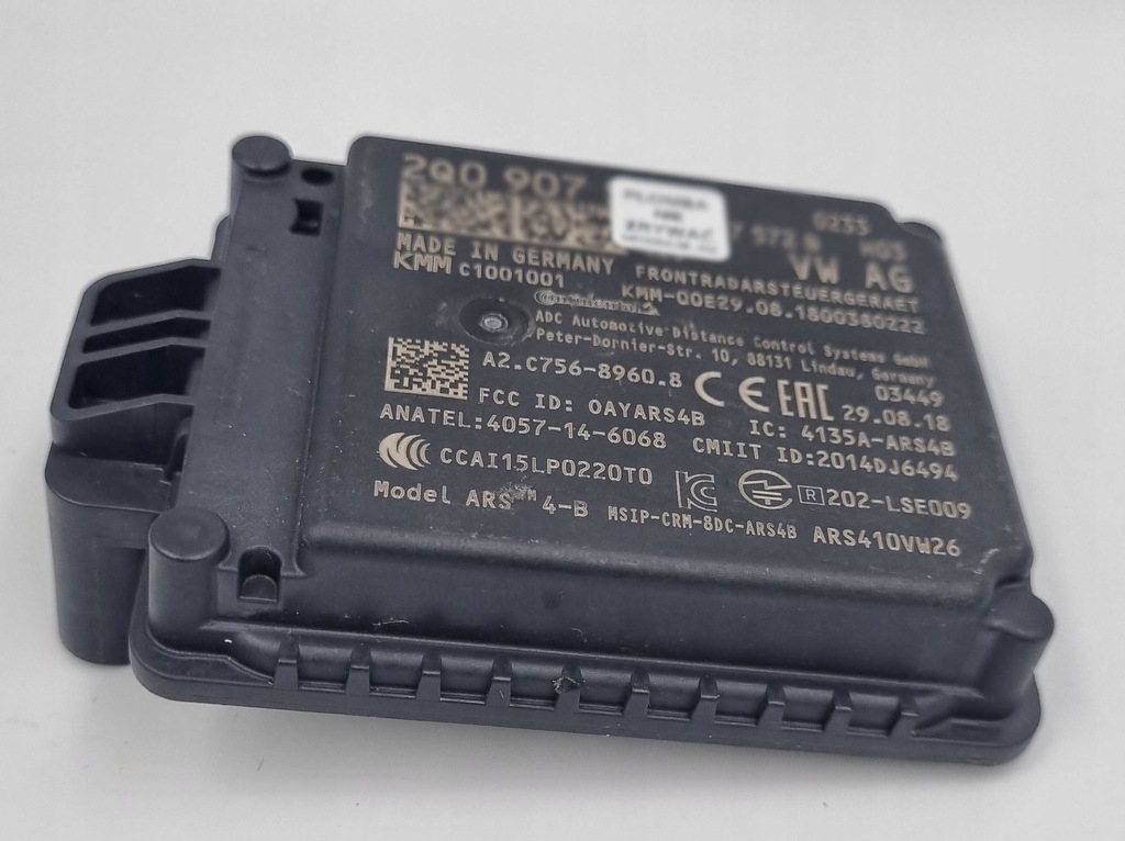 Czujnik Radar VW TIGUAN II 2Q0907561K ORYGINAŁ VW - 15431711101 ...