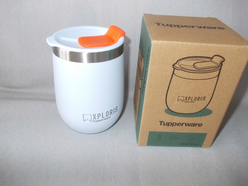 TUPPERWARE KUBEK TERMICZNY XPLORIS 230ML - 13968150546 - oficjalne ...
