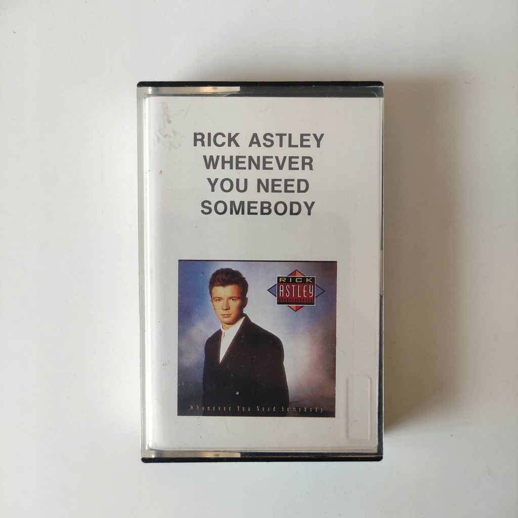 RICK ASTLEY WHENEVER YOU NEED SOMEBODY - KASETA - - 12663674486 ...