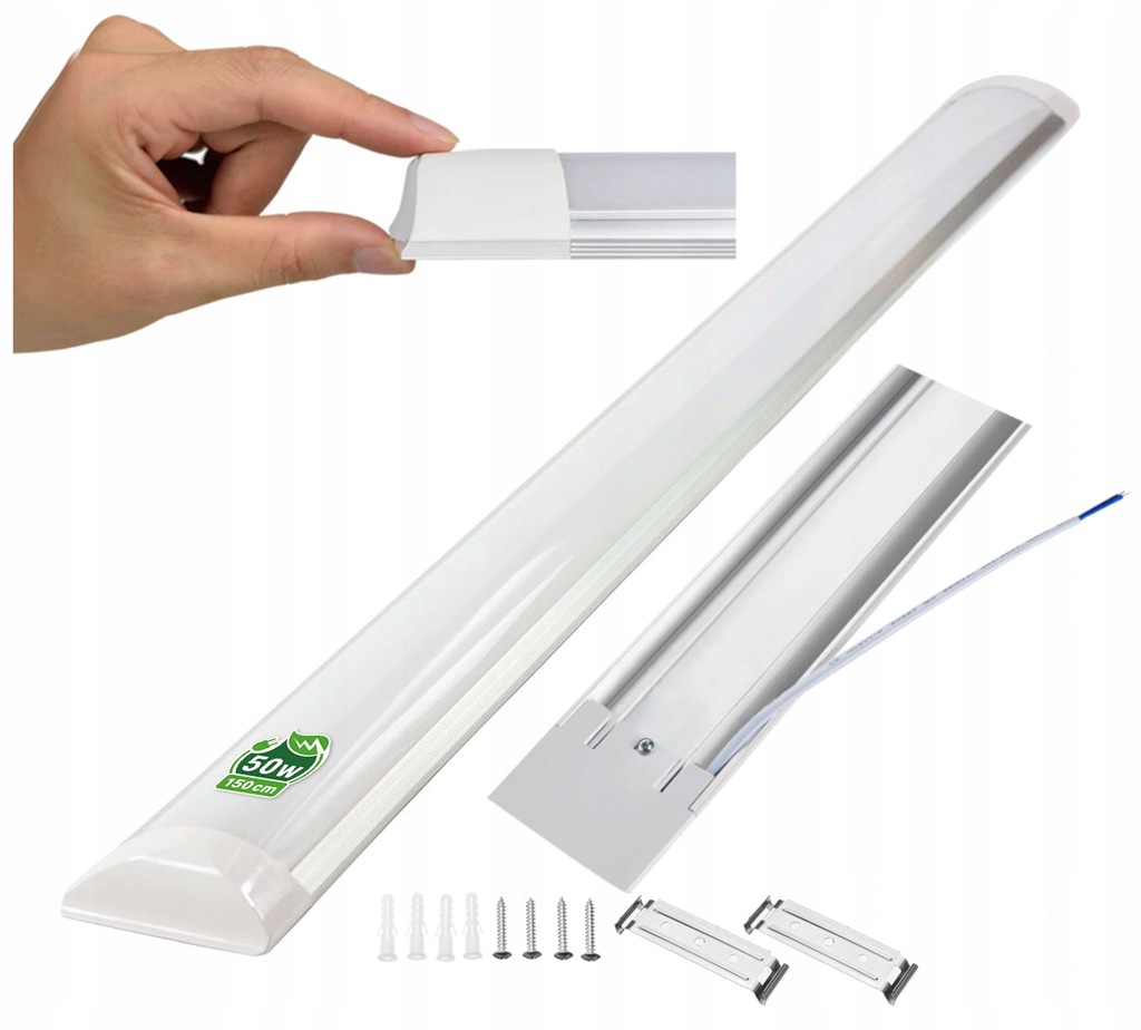 NATYNKOWA LAMPA OPRAWA LED 5000LM 50W PANEL 150cm - 13160224927 ...