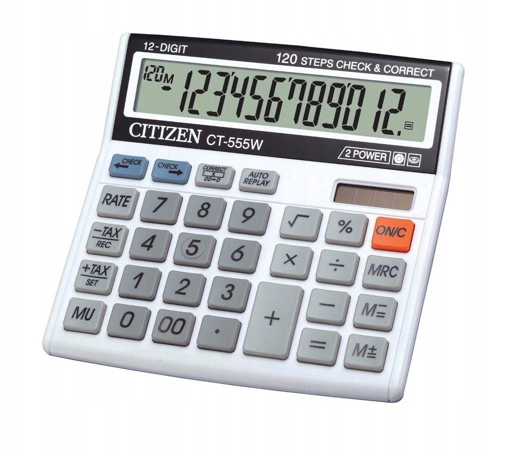 Calculator Desktop Citizen CT 555W - 13102588277 - oficjalne archiwum ...