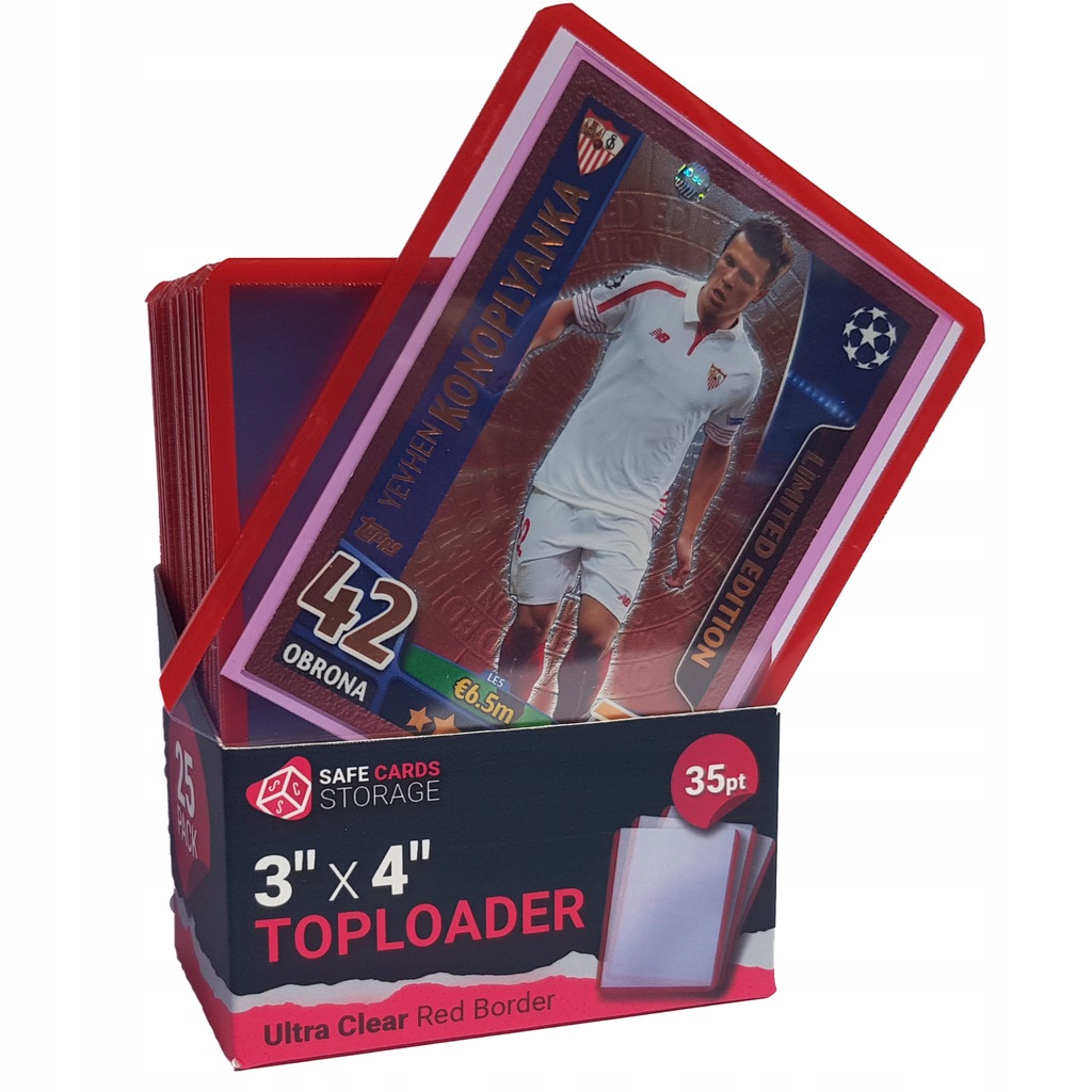 Sztywne koszulki na karty Toploader Pokemon MTG - 11281734047 ...