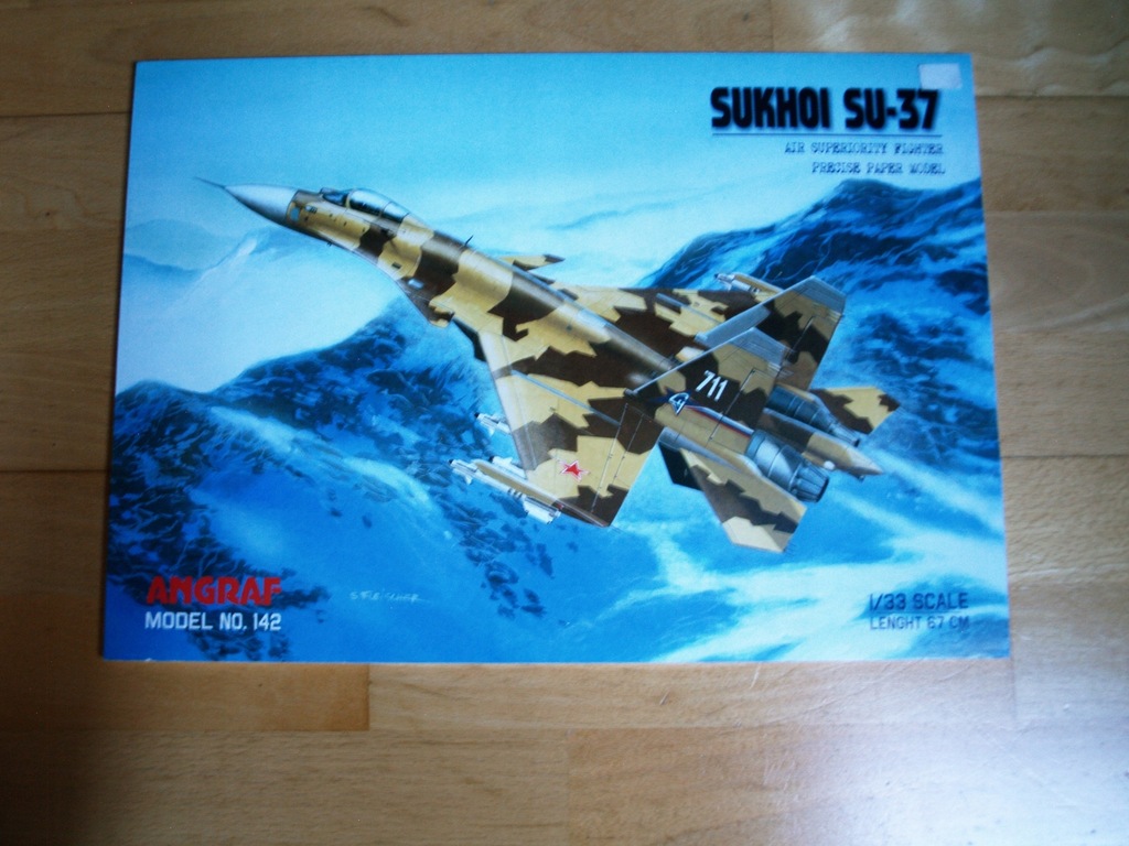 Angraf SUKHOI SU-37 - 12325023320 - oficjalne archiwum Allegro