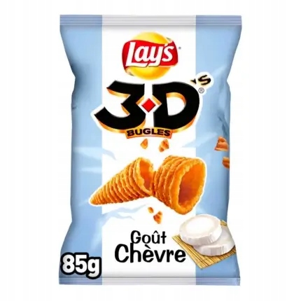 Chipsy rożki smak koziego sera Lay's 85g Francja - 13331021098 ...