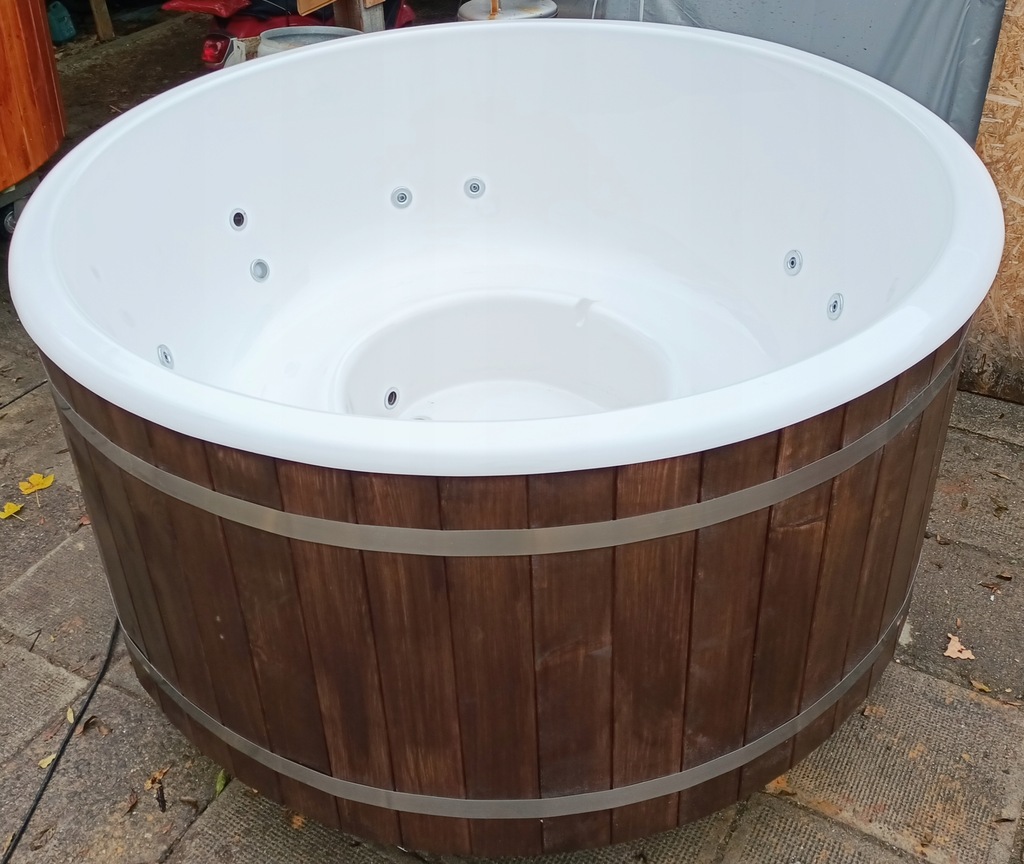 Balia, bania, jacuzzi, ogrodowa, elektryczna, piec - 12713595254 ...