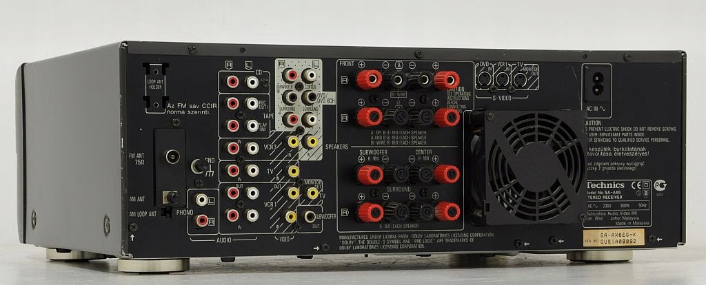 TECHNICS SA-AX6 ZNAKOMITY AMPLITUNER 5.1 RDS ! - 9269572024 - oficjalne ...