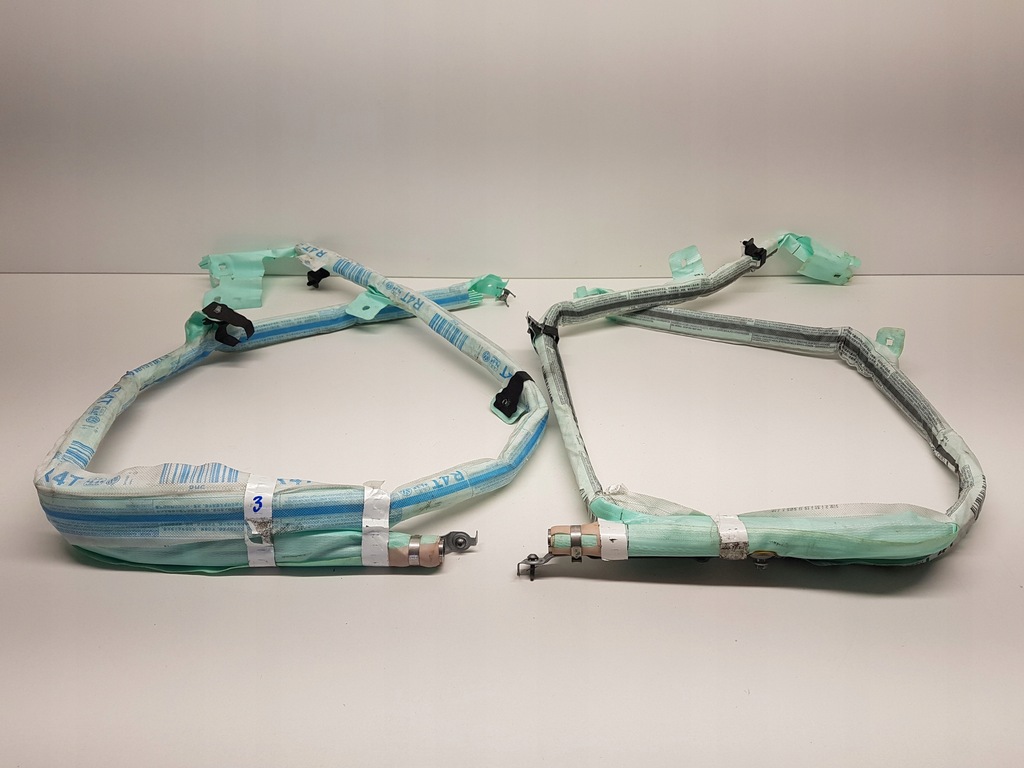 VW GOLF VII 7 KURTYNY KOMPLET 5D AIRBAG ORYGINAŁ - 12033146924 ...