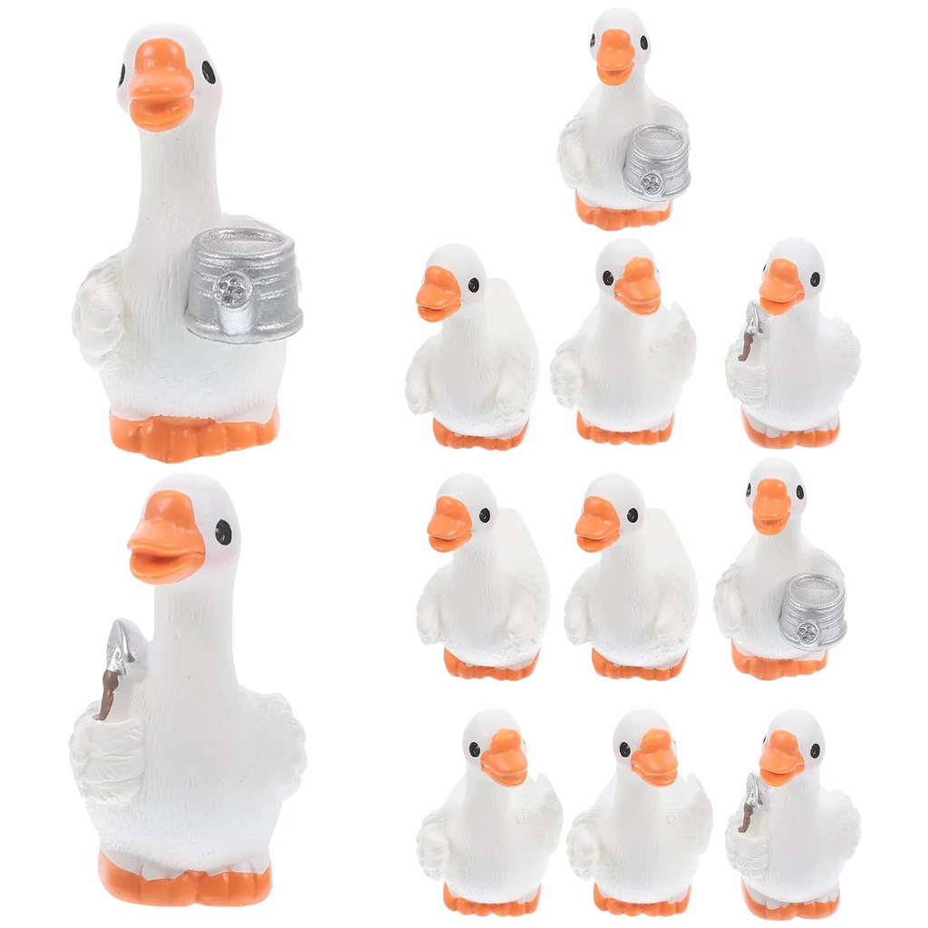 Mini Duck Figures Animals Miniture Ducks Decor - 13888511568 ...