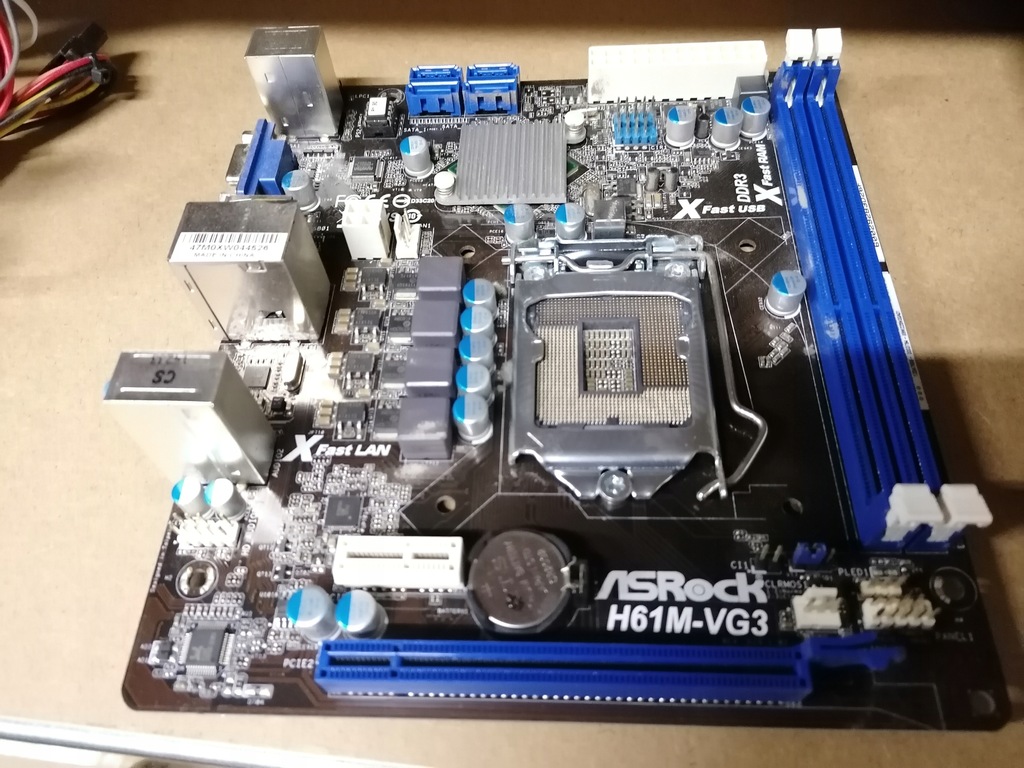 Płyta główna ASRock H61M-VG3 Micro ATX - 11909604134 - oficjalne archiwum Allegro