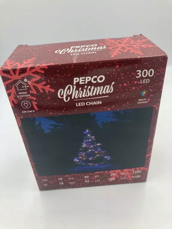 LAMPKI CHOINKOWE PEPCO LED CHAIN MULTI COLOUR 300 - 12994685835 ...