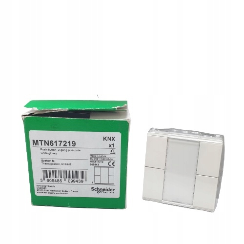 MERTEN KNX przycisk 2-krotny SCHNEIDER MTN617219 - 12128544717 ...
