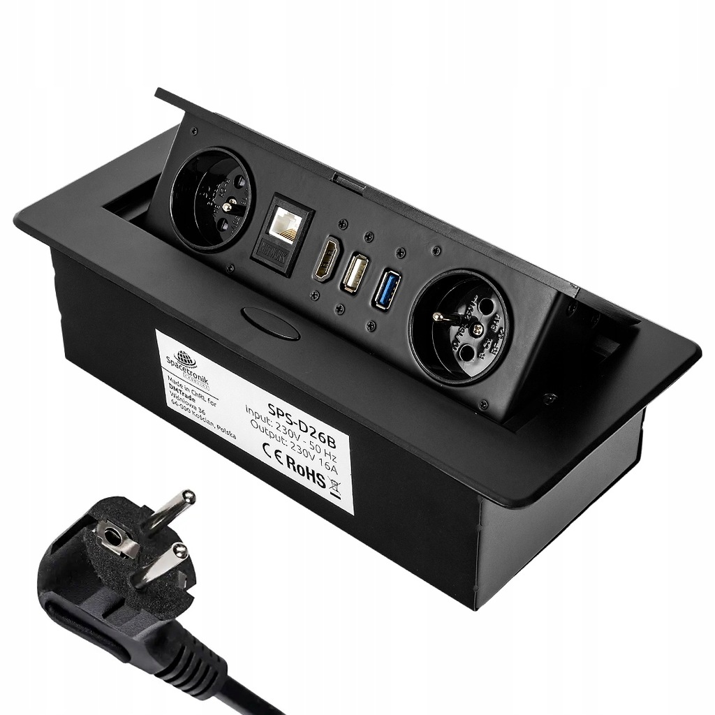 Gniazdo blatowe otwierane Spacetronik SPS-D26B - 13673721803 ...