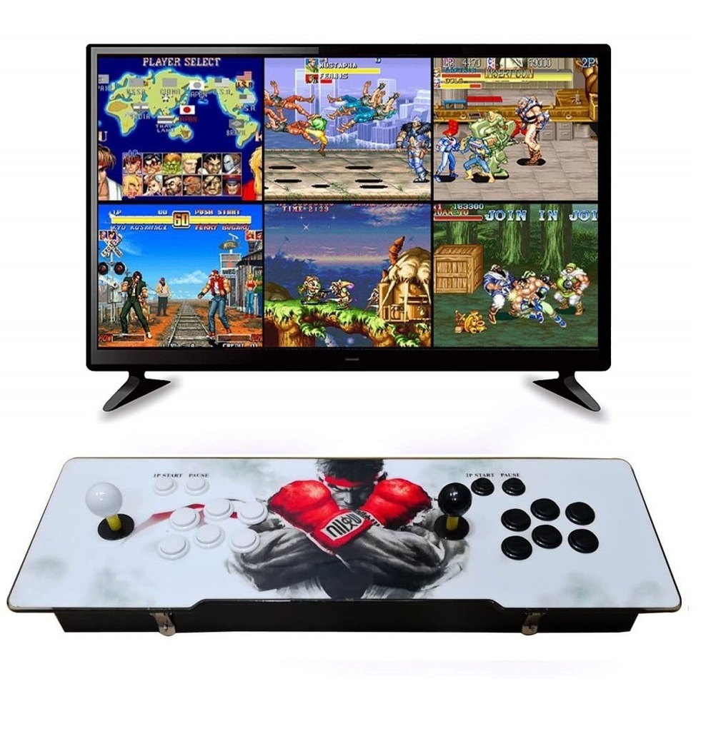 PANDORA'S BOX 13 KONSOLA RETRO 5555 GIER WIDEO HD - 11591346836 ...