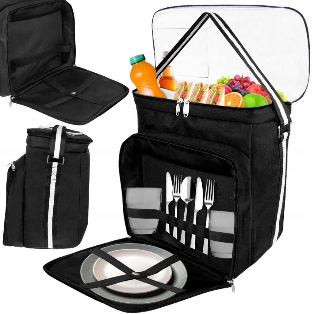 TERMICZNA TORBA PLAŻOWA PIKNIKOWA TERMO DUŻA 28L - 14102867266 ...