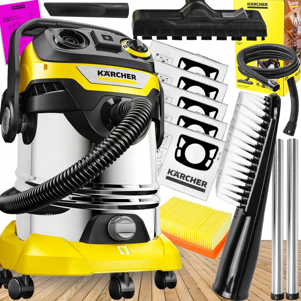 ODKURZACZ PRZEMYSŁOWY KARCHER WD6 ZESTAW GIGANT XL - 13951365964 ...