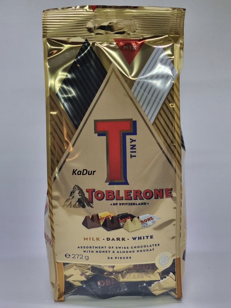 TOBLERONE Tiny MIX White Dark Milk 272g z Niemiec - 13884821138 ...