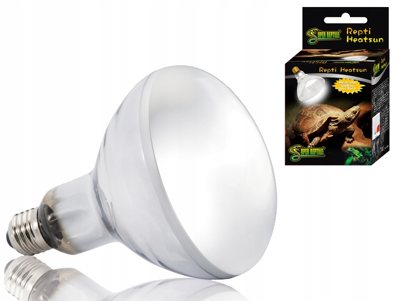 Super Reptile 125W ŻARÓWKA SŁONECZNA SOLAR UVA+UVB - 12642702158 - oficjalne archiwum Allegro