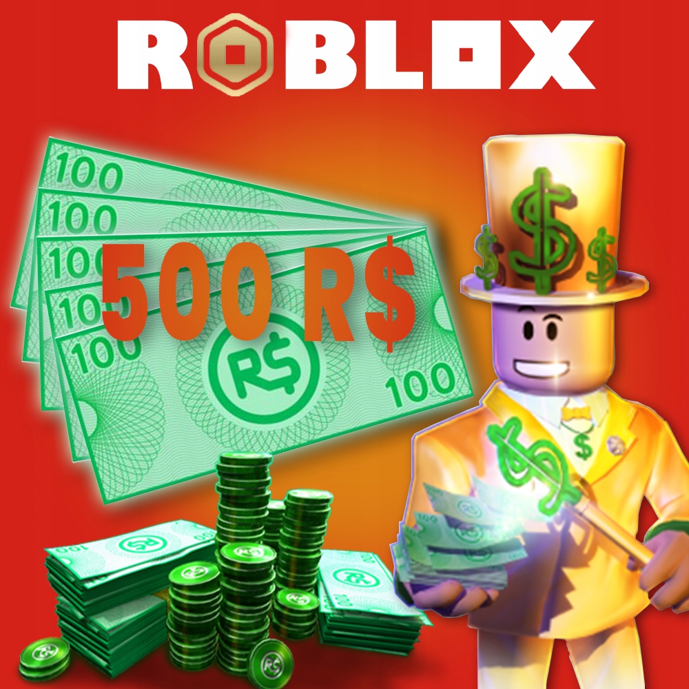 ROBUX ROBLOX 500RS KARTA KOD PODARUNKOWY - 11187829398 - oficjalne ...