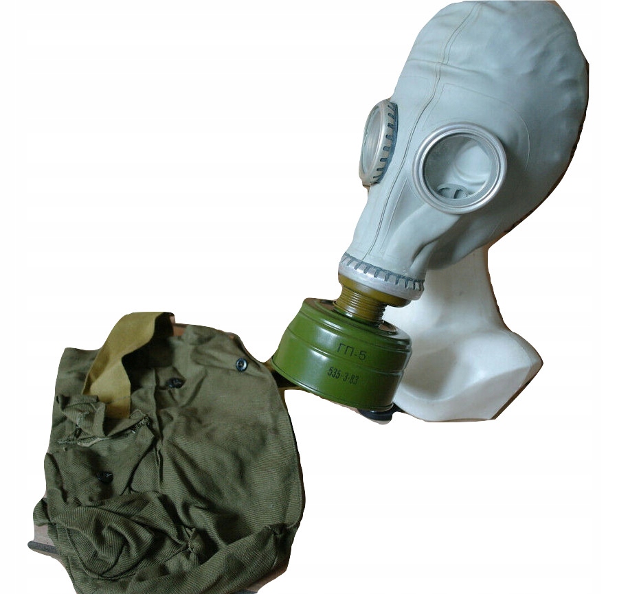 MASKA PRZECIWGAZOWA ZSRR GP-5 FILTR TORBA + gratis - 9145814578 - oficjalne archiwum Allegro