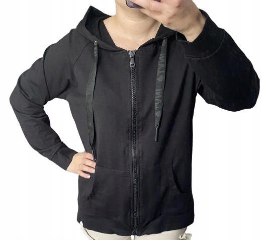 MEGI COLLECTION Bluza Bluzka damska CZARNA S/M - 13826302588 ...