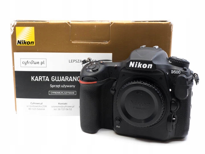 Nikon D500 body - 12409831624 - oficjalne archiwum Allegro