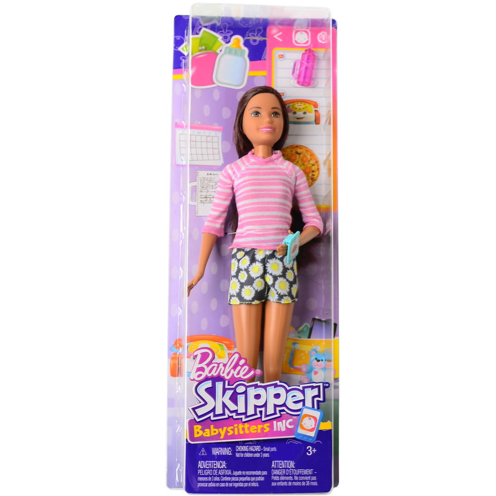 MATTEL BARBIE SKIPPER OPIEKUNKA DZIECIĘCA FHY92 - 7244189332 ...
