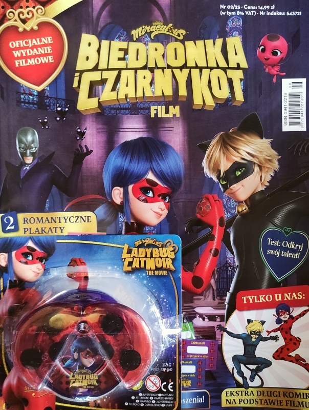 MIRACULOUS BIEDRONKA I CZARNY KOT 2/2023 - 14155701363 - oficjalne archiwum Allegro