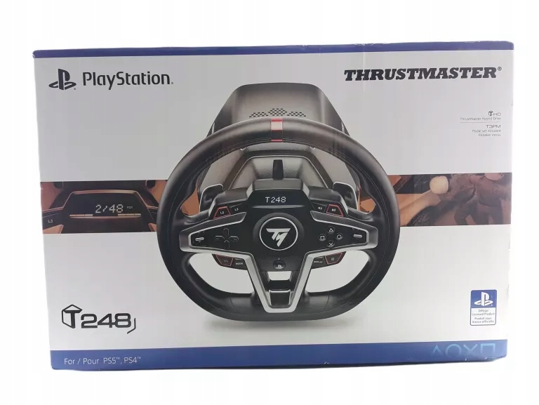 KIEROWNICA PS4/PS5 THRUSTMASTER T248 KOMPLET - 13035627838 - oficjalne archiwum Allegro