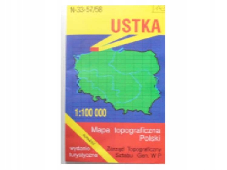USTKA Mapa topograficzna Polski :100000 - PPG-K - 8860017808 ...